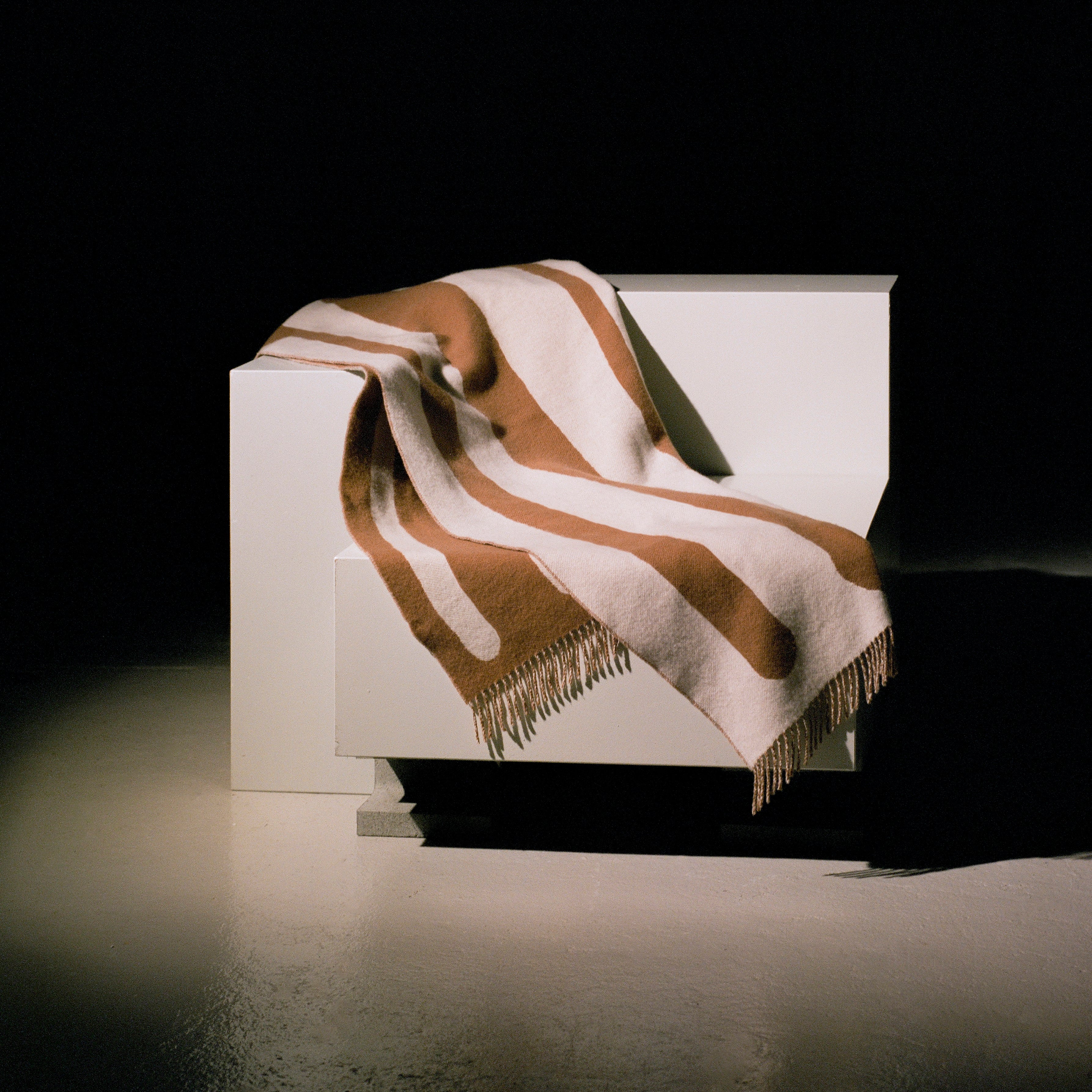 Nicholai Wiig-Hansen - Brush - blanket - Tan/milk - raawii